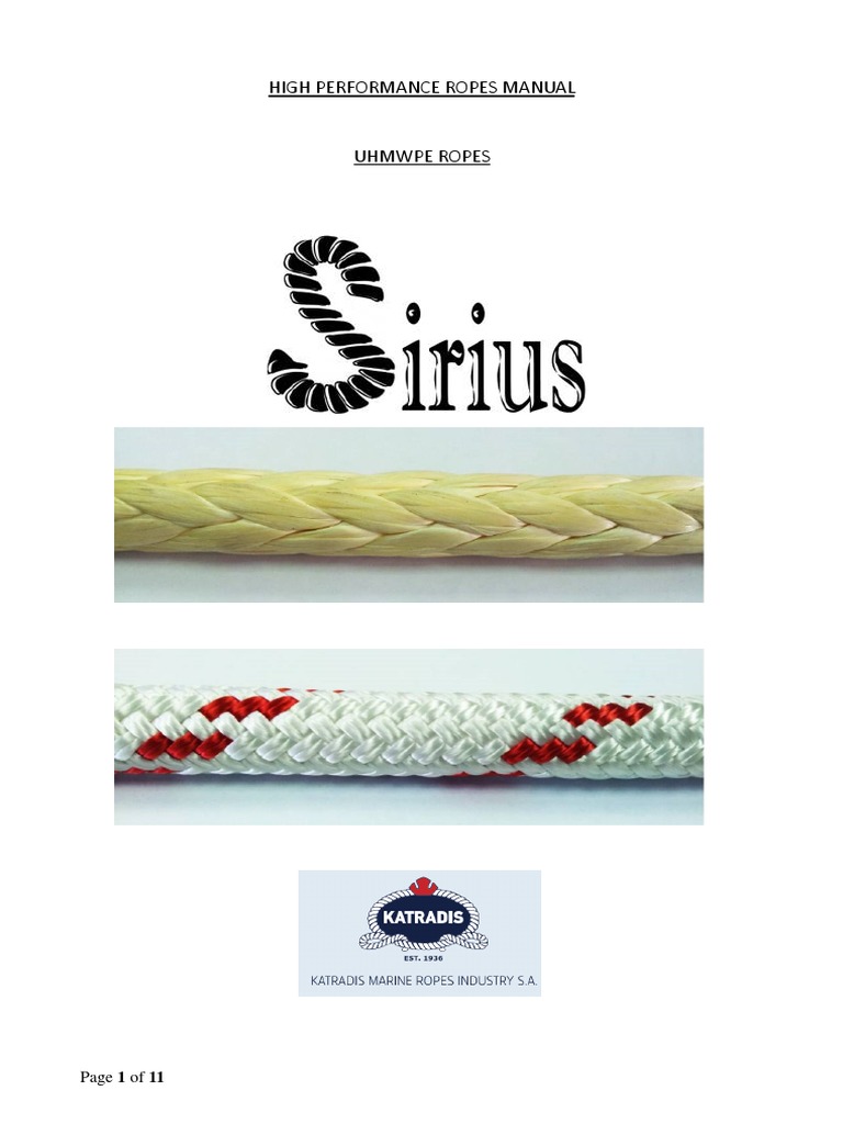 Hmpe Manual Rev 1 | PDF | Rope | Knot