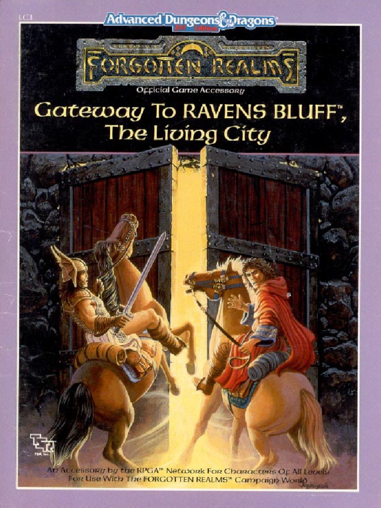 TSR 8908 - LC1 - Gateway To Ravens Bluff, The Living City | PDF ...