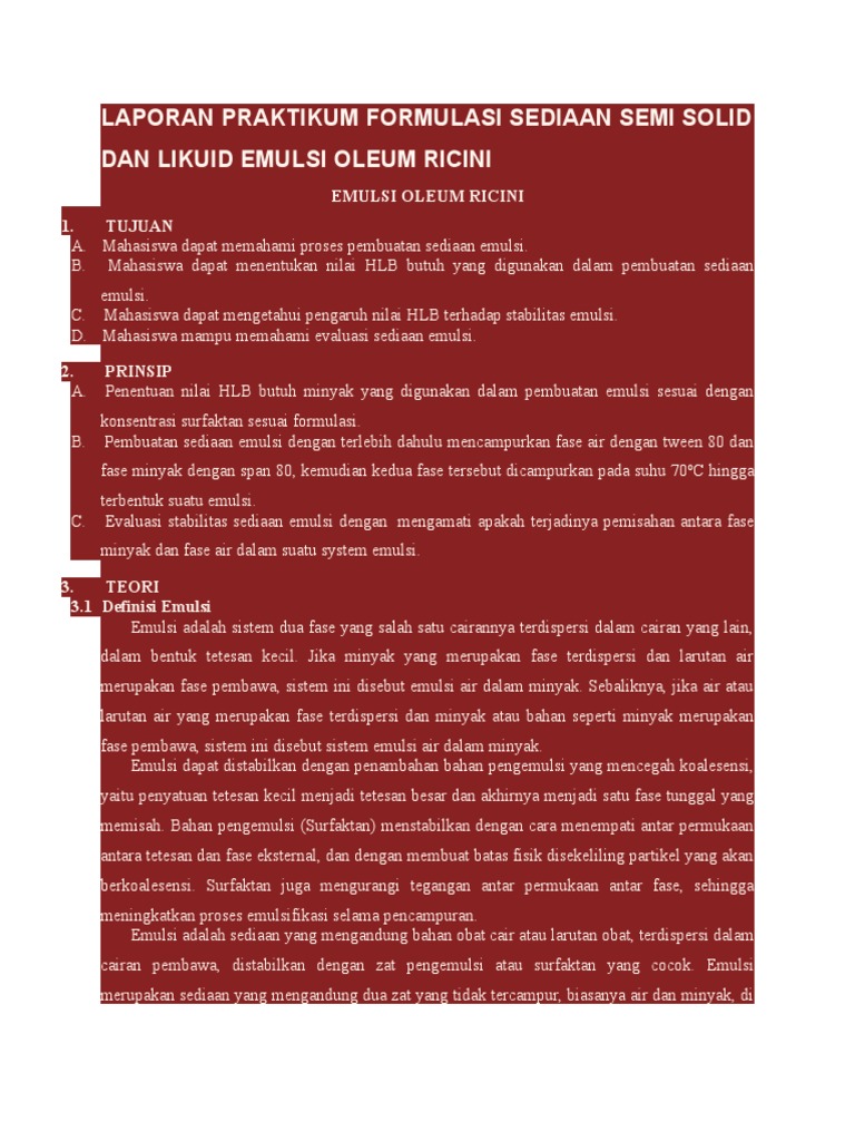 Emulsi 3 | PDF