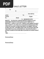 Vehicle Sale Agreement Template | PDF | Computers