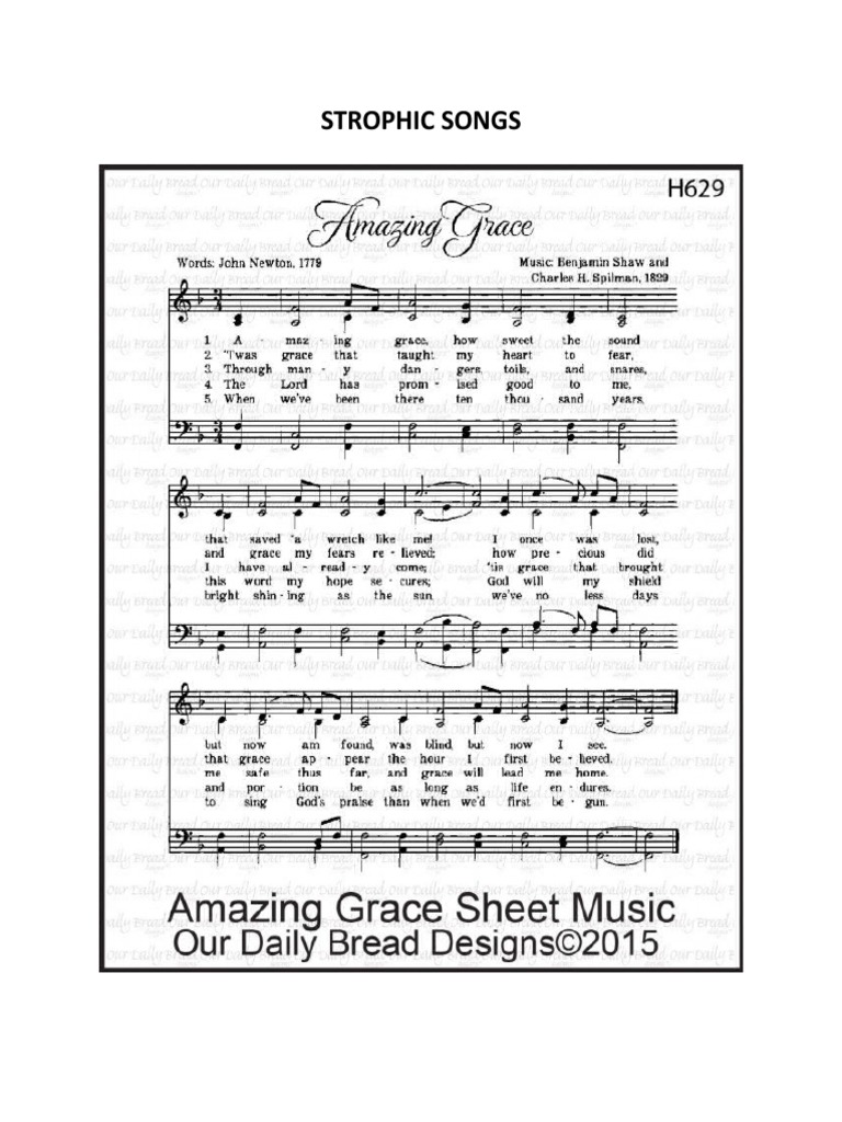 Strophic Songs | PDF