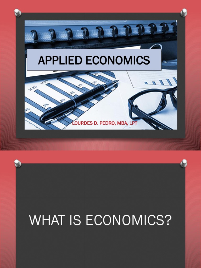 Understanding Applied Economics Basics | PDF