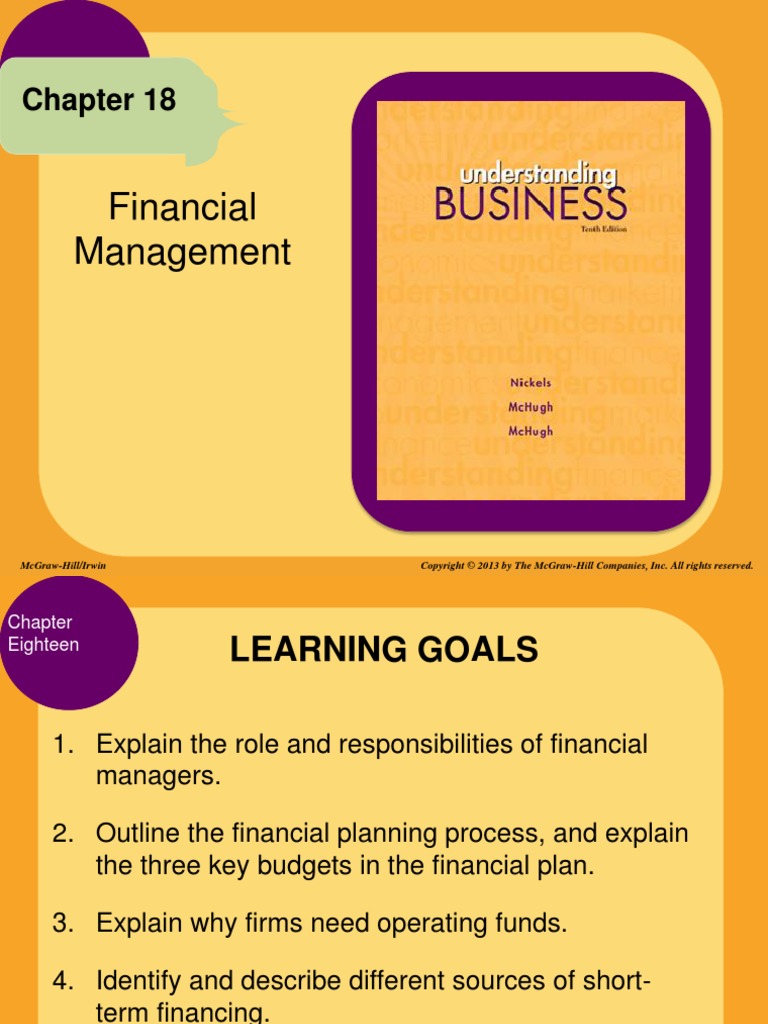 Chap018 Management Financiar | PDF | Loans | Debt