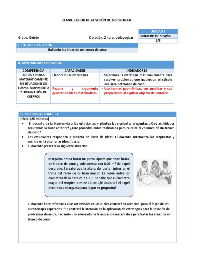 Mat5 U3 Sesion 05 | PDF | Volumen | Enseñanza de matemática