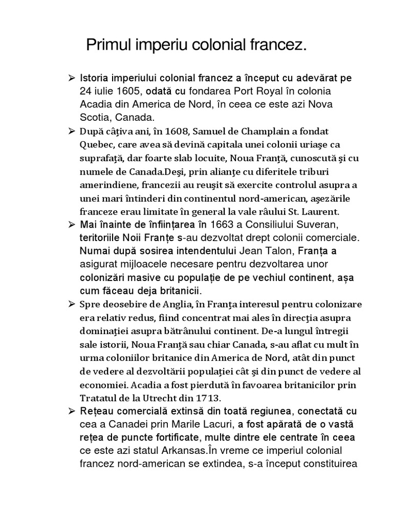 Imperiul Colonial Francez | PDF