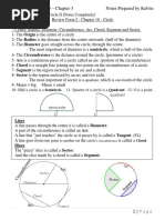 Form 3 Math Practice Test - Term 3 | PDF | Area | Geometry