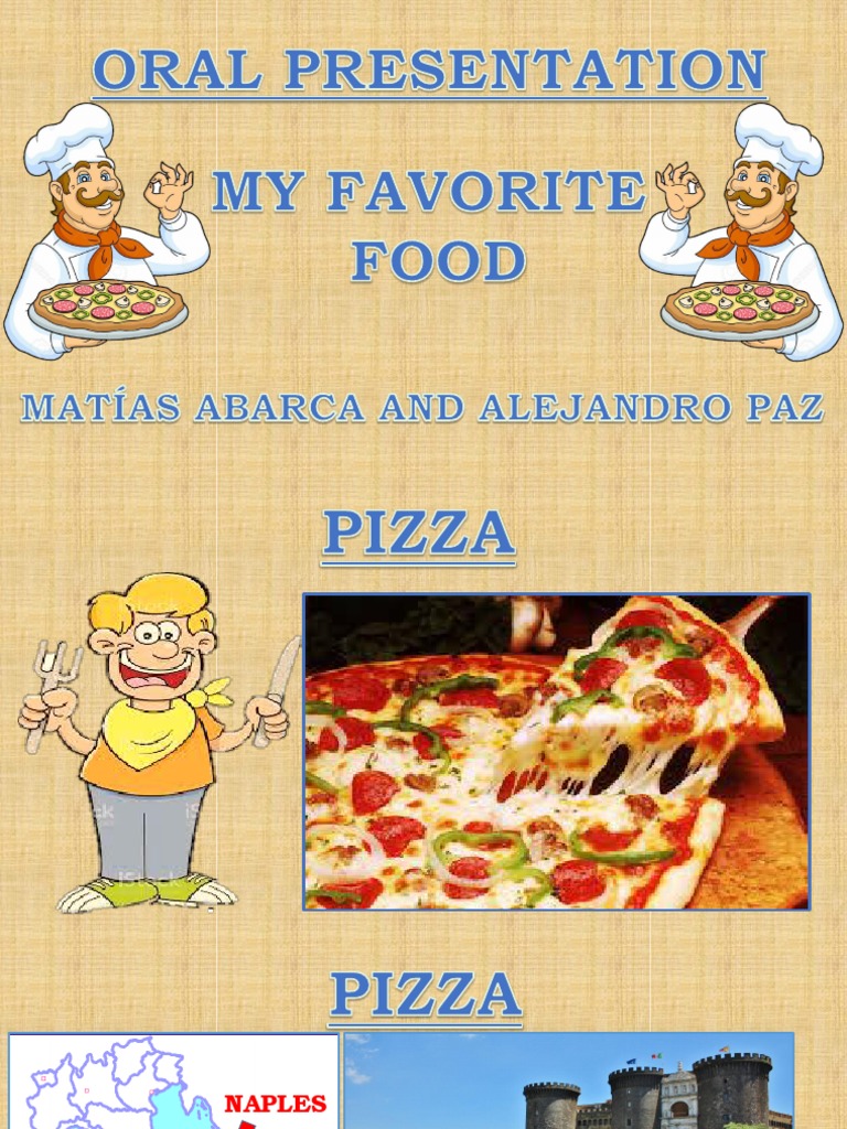 Presentación Inglés My Favorite Food | PDF