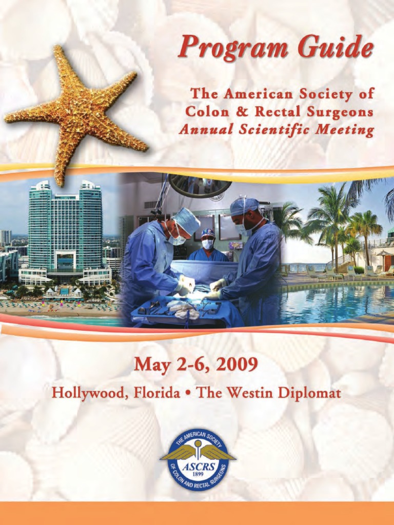 Program Guide ACRS Meeting | PDF | Colorectal Cancer | Specialty (Medicine)