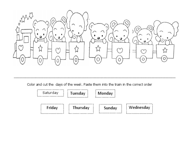 Days of The Week Train 60890 | PDF | Sports