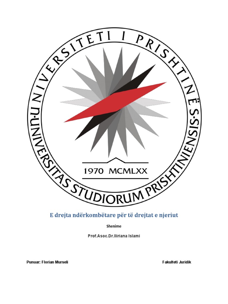Mbrojtja Nderkombetare E Te Drejtave Te Njeriut Pdf