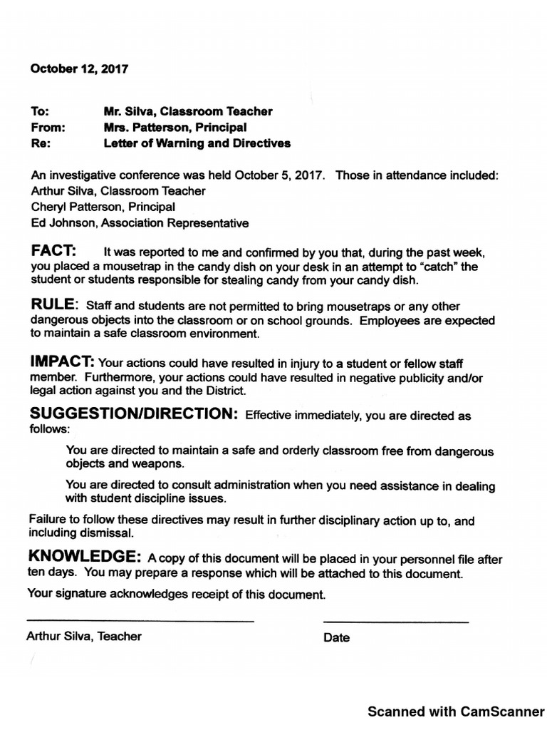 Sample Letters | PDF