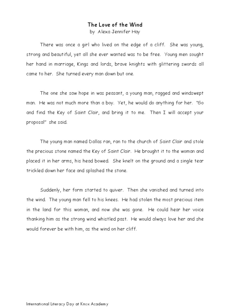 International Literacy Day Short Story | PDF