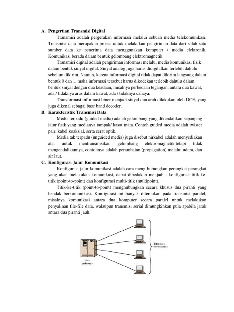 Pengertian Transmisi Digital | PDF