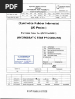 Hydrostatic Testing Requirements in API 650 | PDF | Corrosion | Water