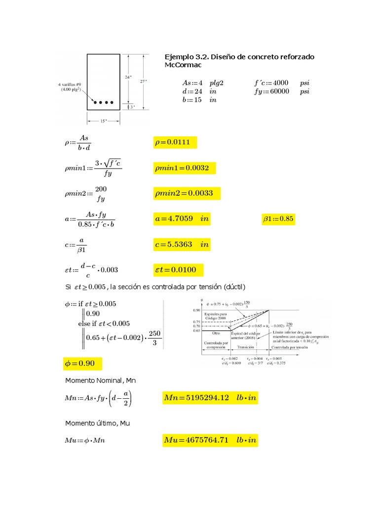Ejemplo 3.2 McCormac | PDF