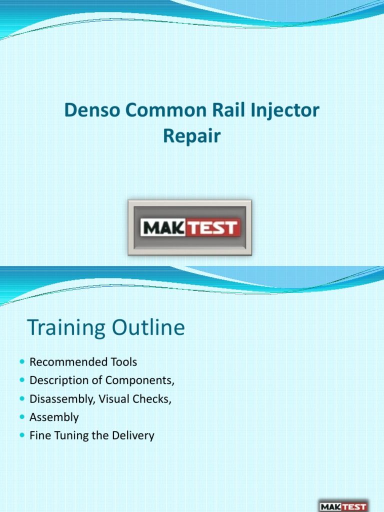 Denso PDF | Download Free PDF | Fuel Injection | Engineering Tolerance