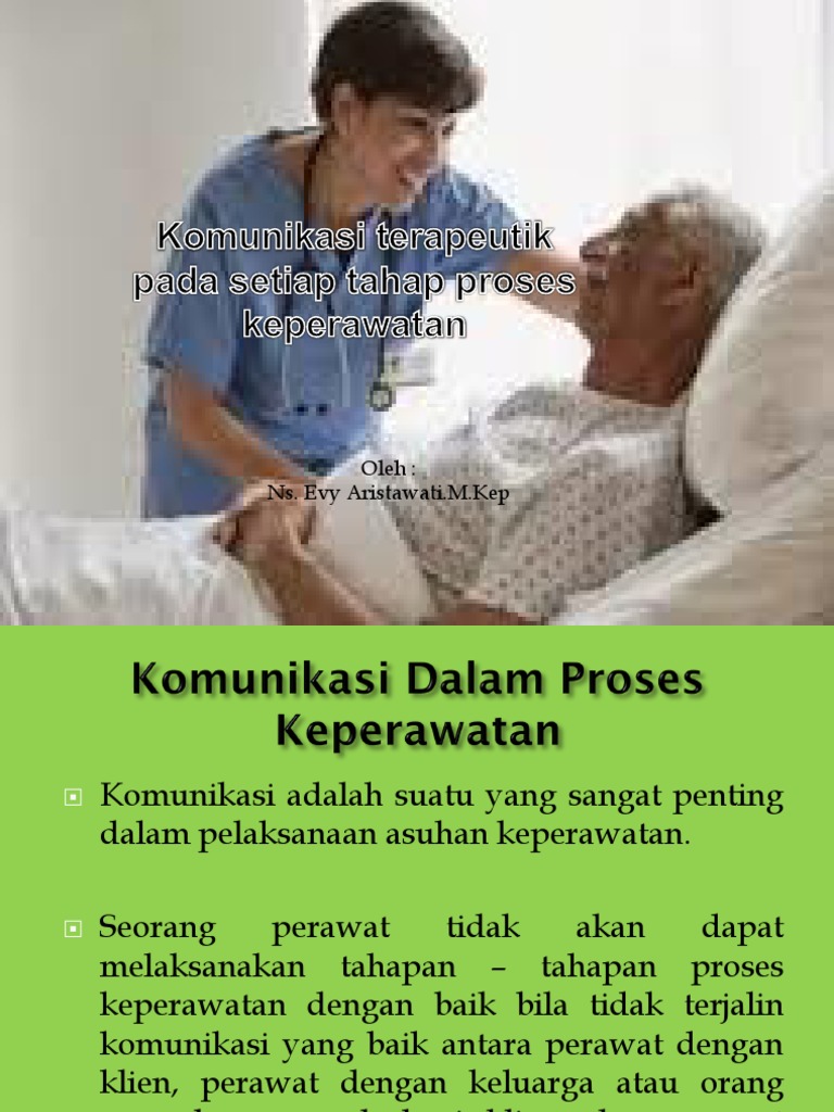 Komunikasi Terapeutik Pada Tahap Proses Keperawatan | PDF