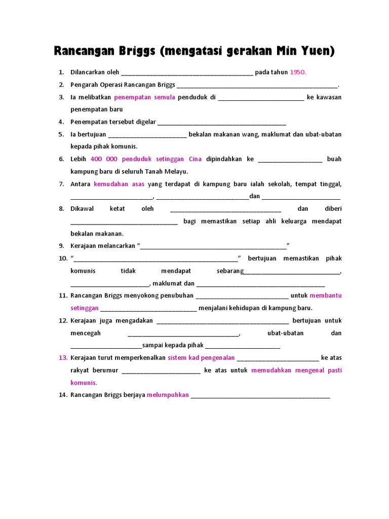 Rancangan Briggs | PDF