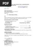 Survey Agreement (Sample) | PDF | Consultant | Surveying