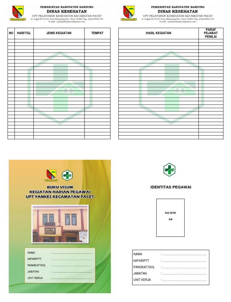 Contoh Format Visum Kegiatan Puskesmas | PDF