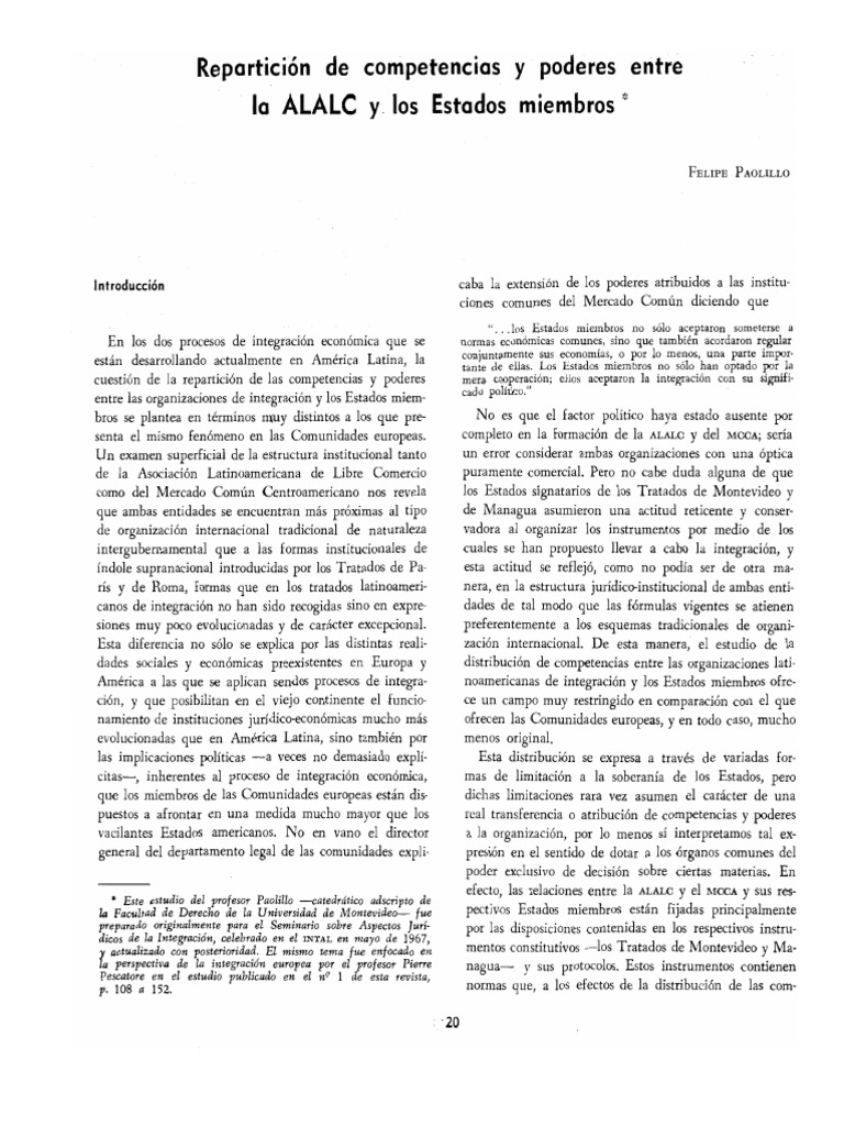 ALALC Competencias | PDF