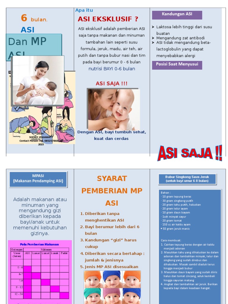 Leaflet ASI Eksklusif MPASI | PDF
