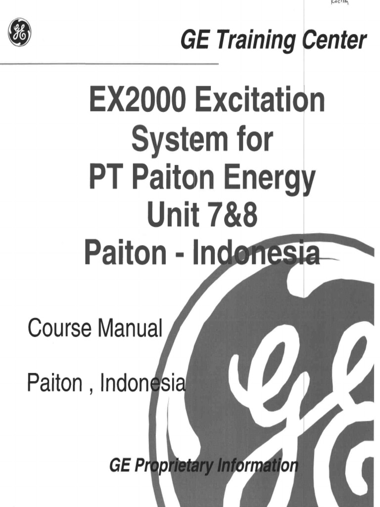 EX2000 Excitation Training | Download Free PDF | Design | Innovation