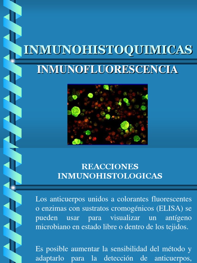 INMUNOFLUORESCENCIAS | PDF | Inmunofluorescencia | Anticuerpo