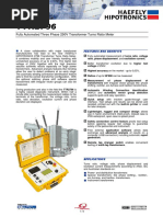 Megger TM1600 PDF | PDF | Switch | Electrical Network