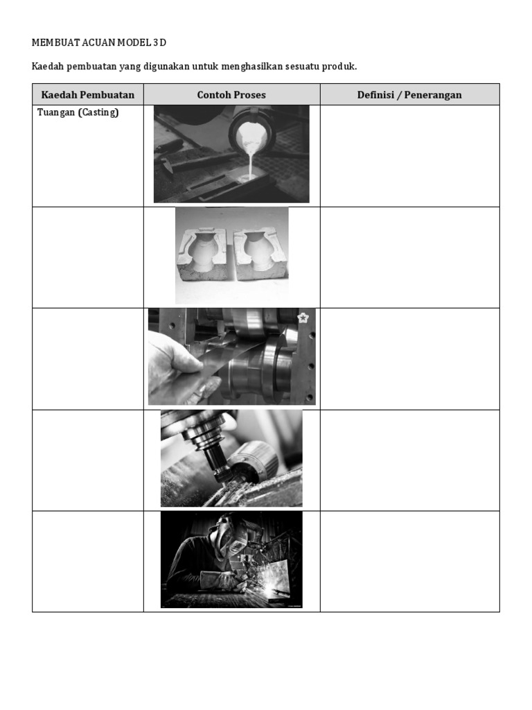 Membuat Acuan Model 3d | PDF