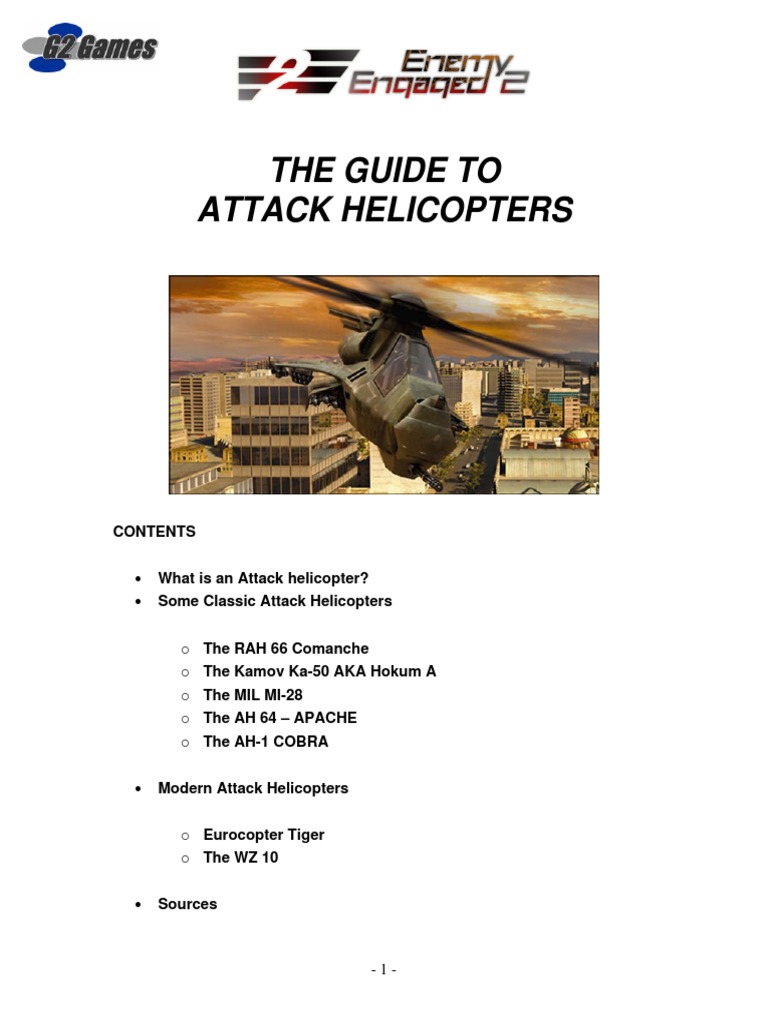 Attack Helicopters | PDF | Attack Helicopter | Helicopter