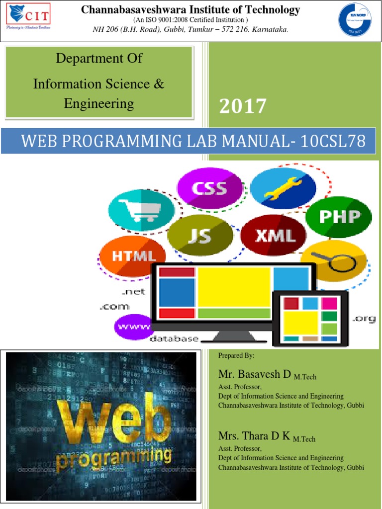 Web Lab Manual | PDF | Http Cookie | Web Development