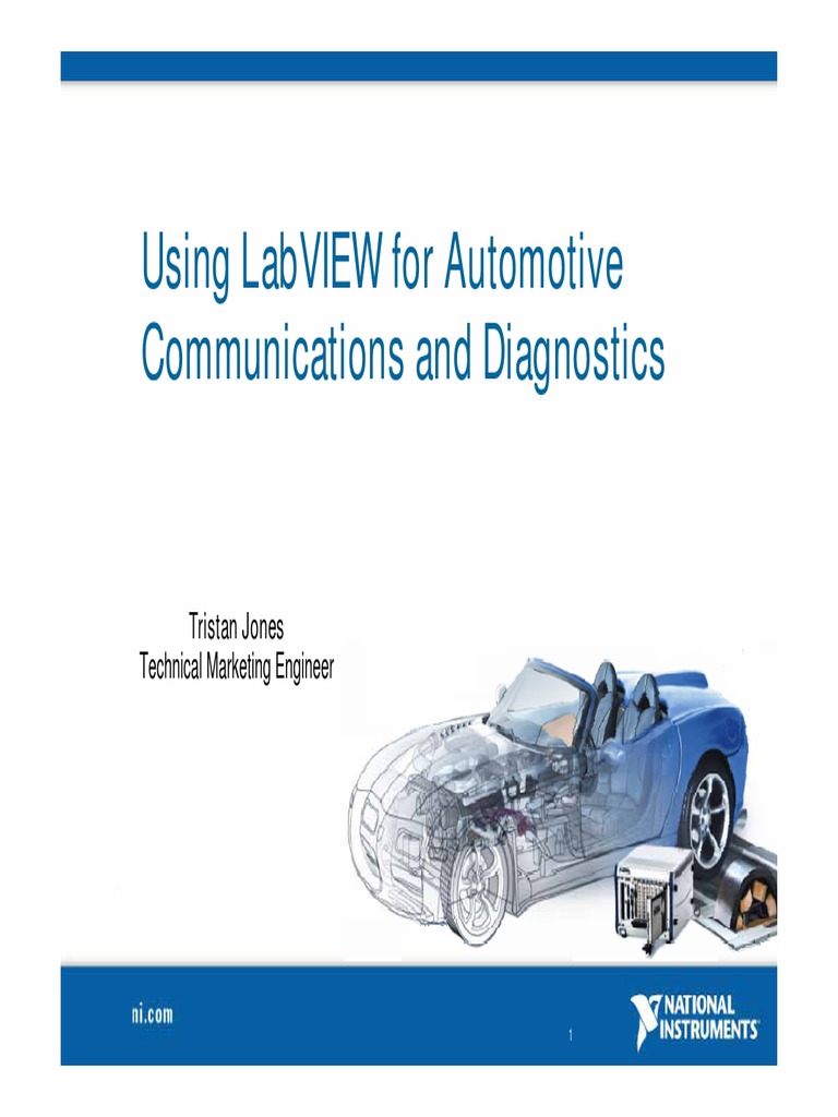 Using Labview For Automotive Communications and Diagnostics PDF | PDF | Electrical Engineering ...