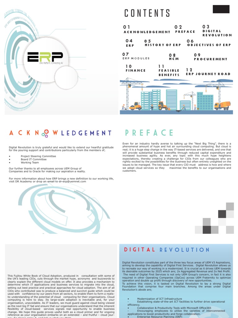 ERP Playbook (1st Draft) | PDF | Enterprise Resource Planning | Cloud Computing
