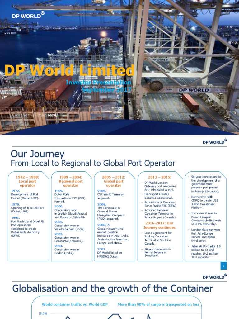 DP World Investor Presentation Sept 2017 1 | PDF | Earnings Before ...