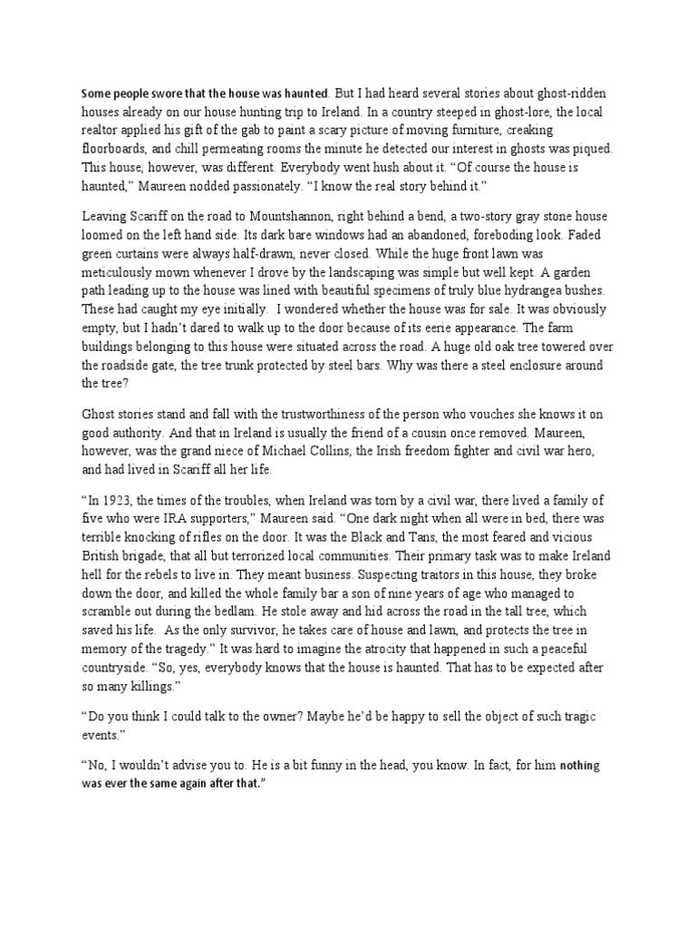 No Ghosts at the Haunted House | PDF | Ghosts | Undead
