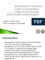 School Recycling Project PROPOSAL | PDF | Recycling | Environmental Issues