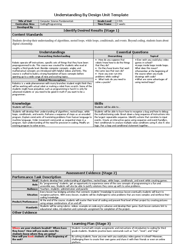 Computer Science Fundamentals Unit | PDF | Computer Programming ...