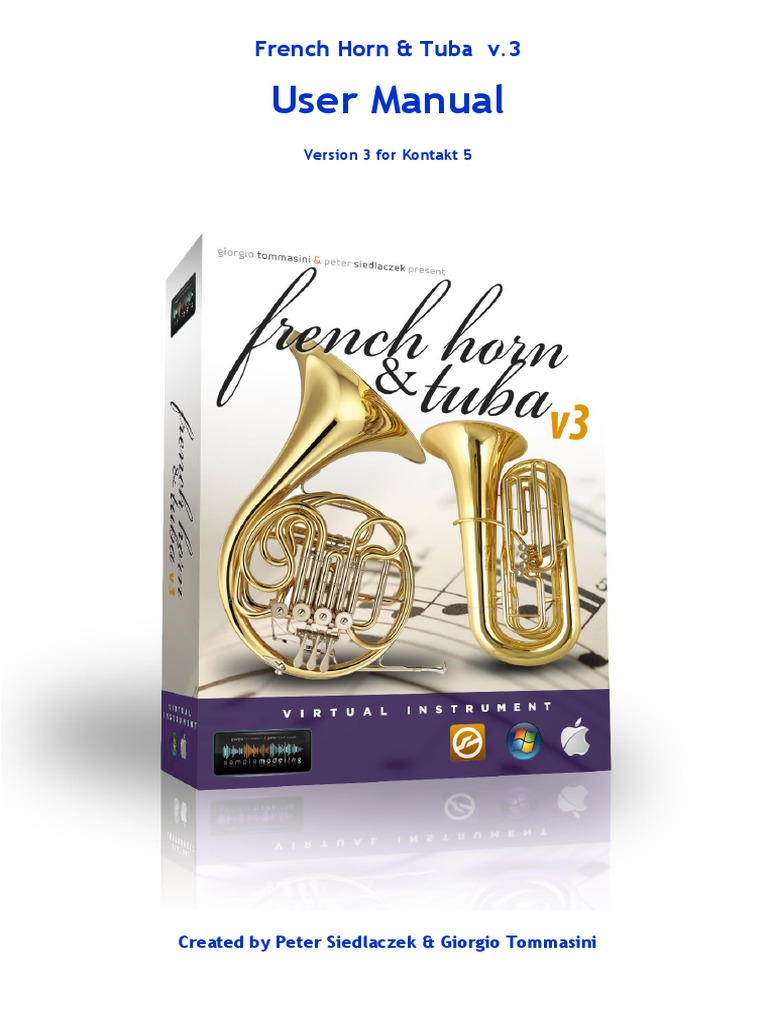 Horn and Tuba Virtual | PDF | Harmonic | French Horn
