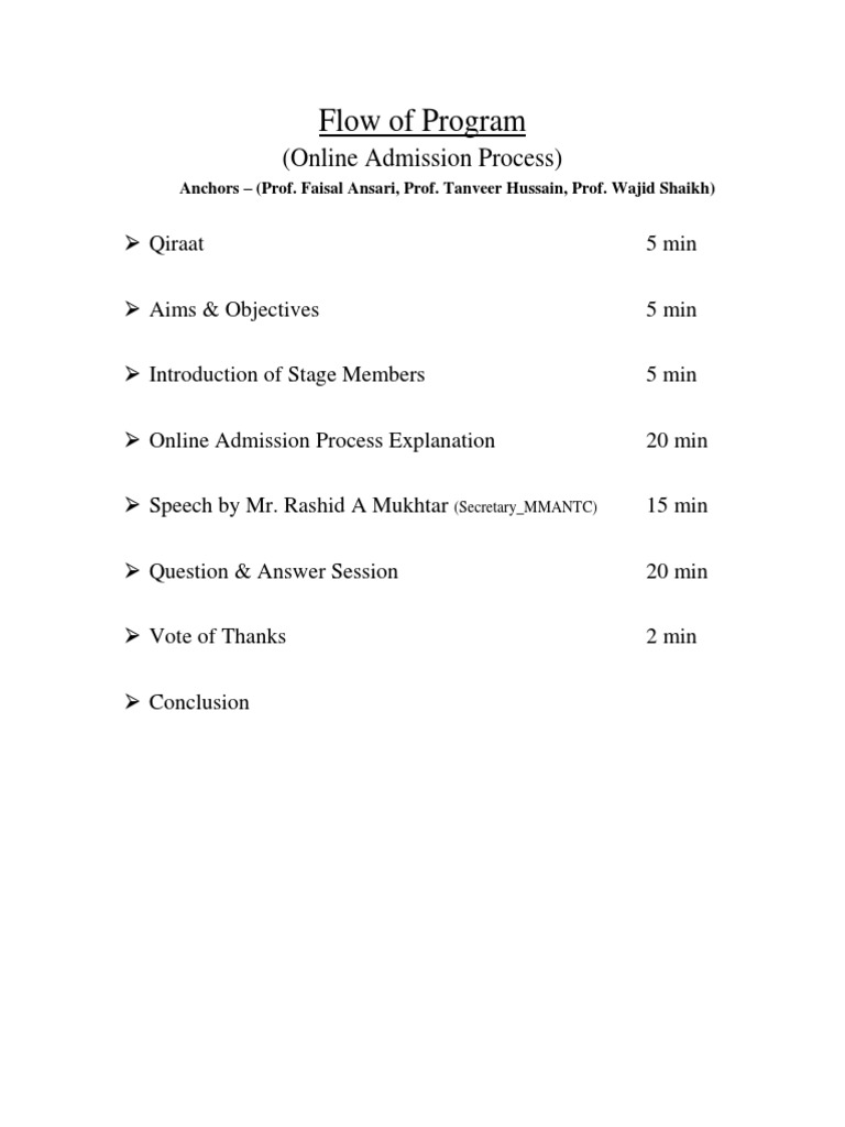 Flow of Program - OLA | PDF