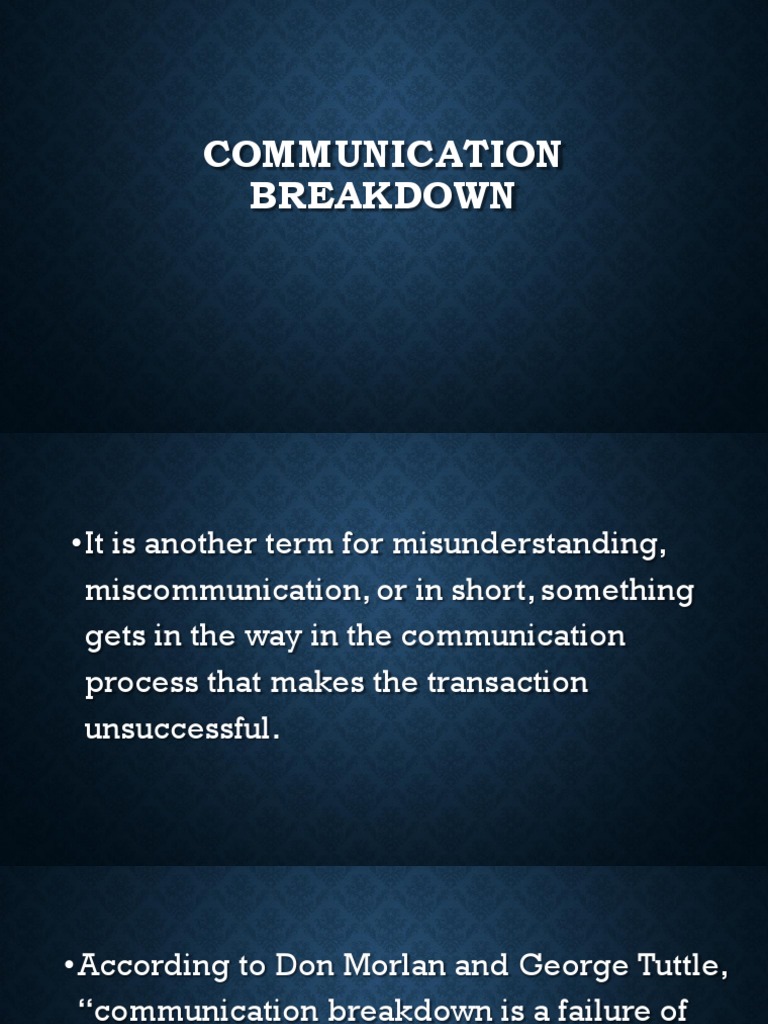 Communication Breakdown | PDF | Attitude (Psychology) | Communication