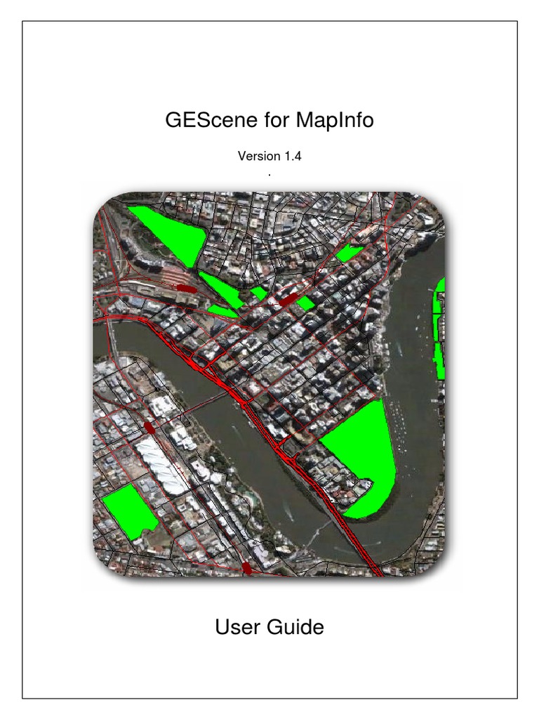 GEScene For Mapinfo User Guide | PDF | Icon (Computing) | Computer File