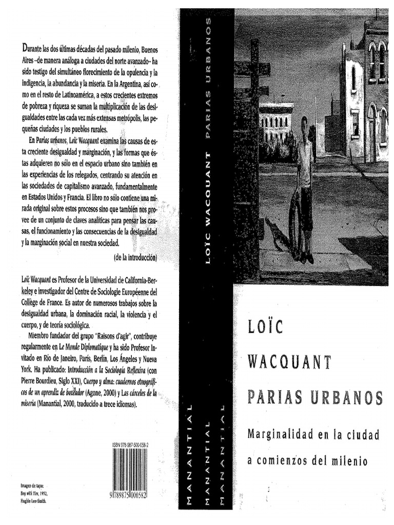 Loic Wacquant Parias Urbanos PDF | PDF