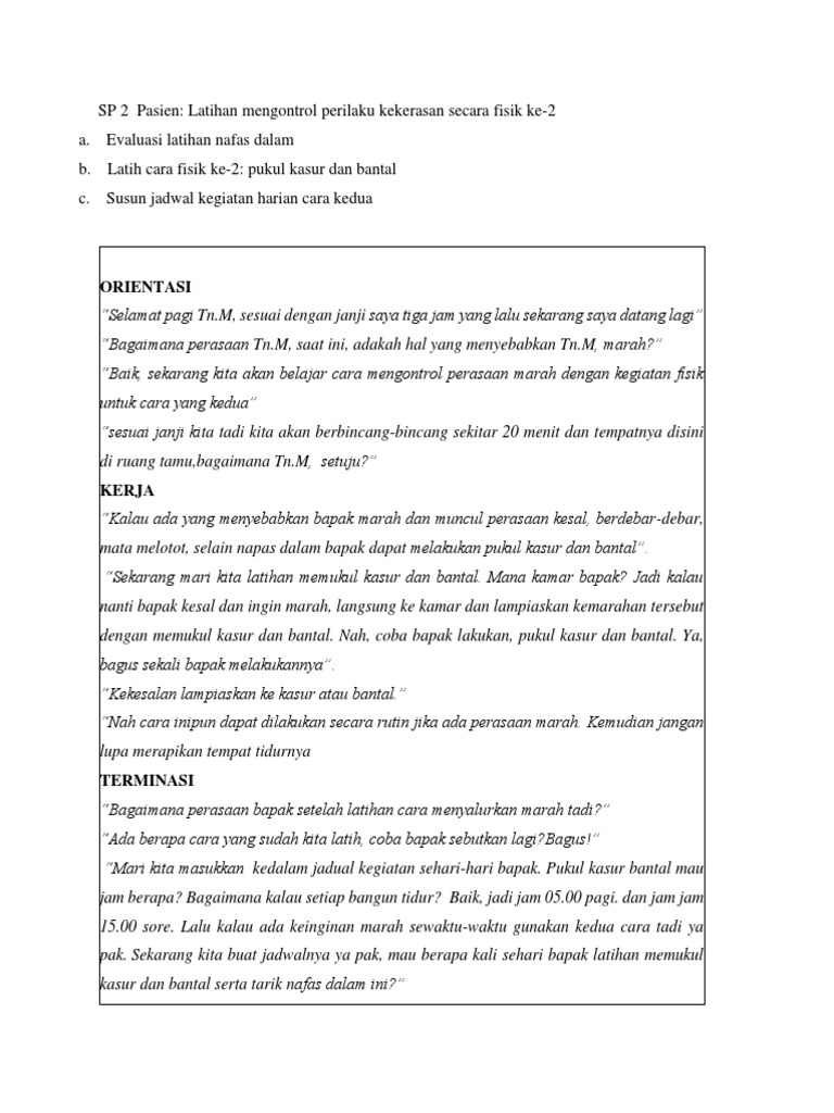 SP 2 RPK | PDF | Pengembangan Diri