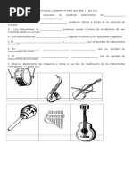 Clasificación de Los Instrumentos Musicales | PDF | Estudios de idiomas ...