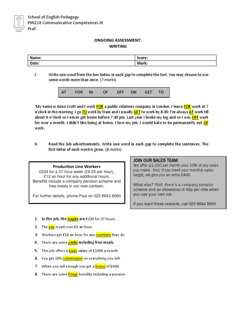 Business Vocabulary Quiz | PDF | Employee Benefits | Economies