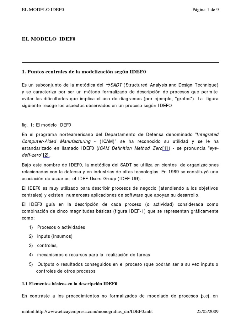 Idef 0 | PDF | Software | Procesos de negocio