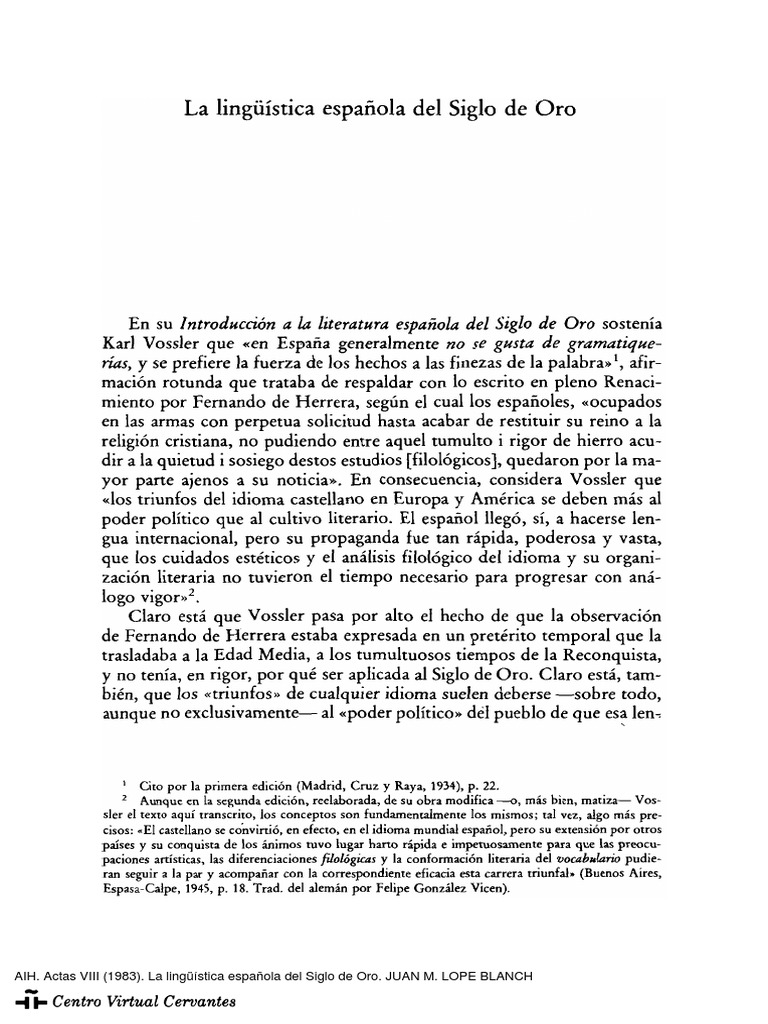Historia de La Lengua Española PDF | PDF | Oración (Lingüística) | latín