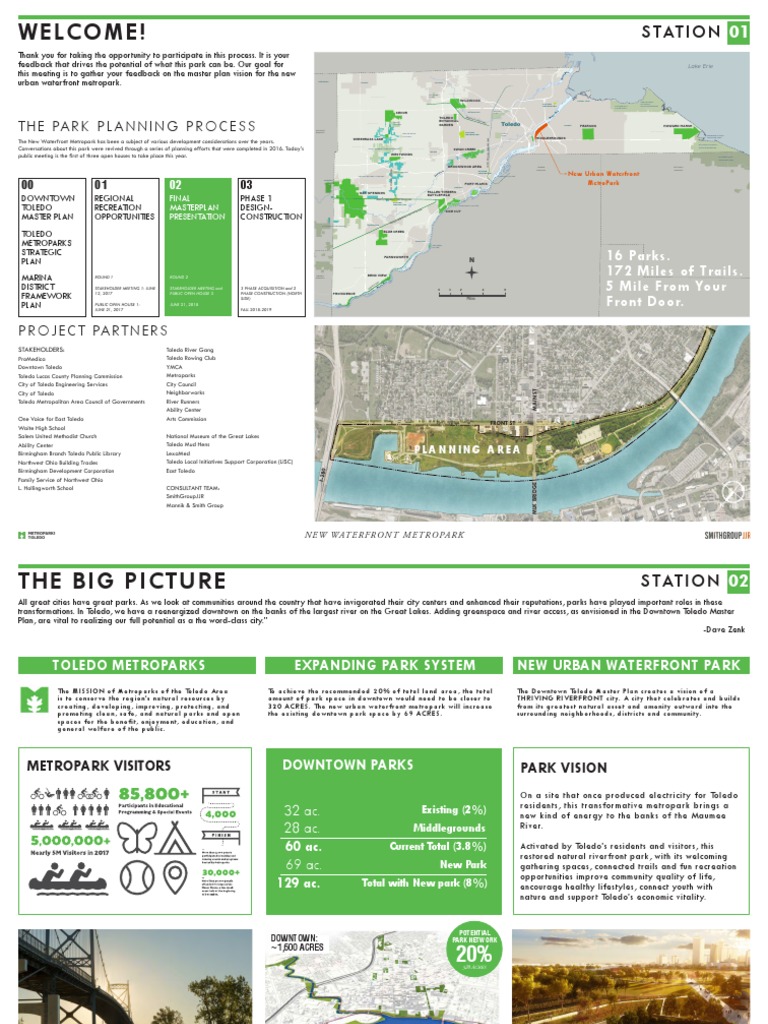 What A Waterfront Metropark Will Include. | PDF | Toledo | Protected Area