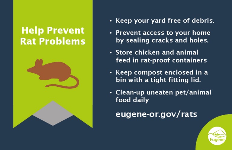 Help Prevent Rat Problems: Eugene-Or - Gov/rats | PDF